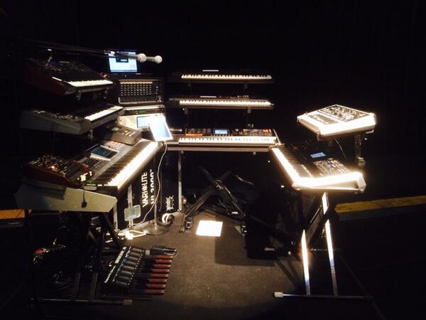 Geoff Downes Keyboard Setup