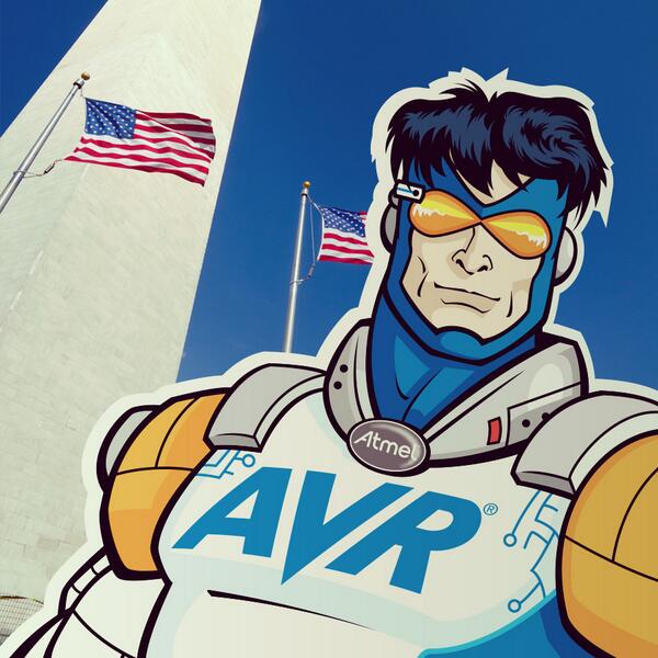 Atmel AVR Man is live on Twitter! | Atmel | Bits & Pieces