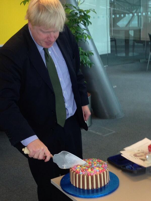 Boris Johnson tucks in to smarties and chocolate fingers | London - ITV ...