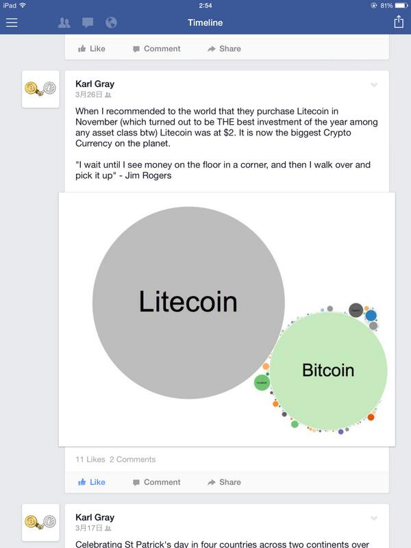 Top Bitcoin (100k~) & Litecoin investor aknowledges it. Karl Gray ...