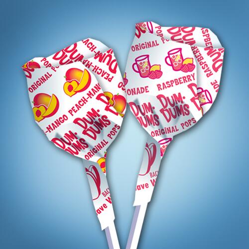 Peach Mango Dum Dum Pops