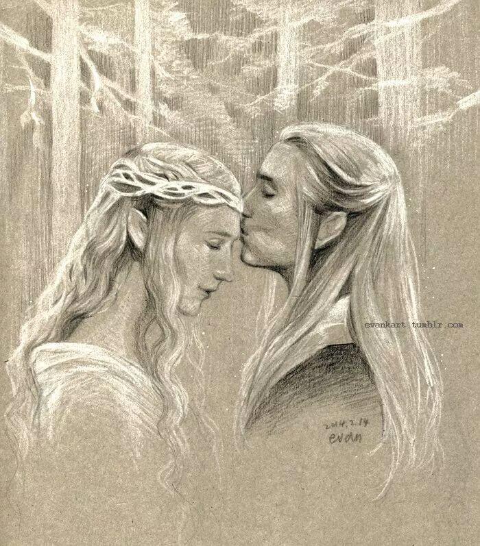 Lord Of The Rings Galadriel And Celeborn