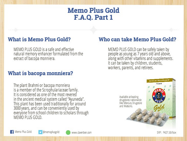 Where can Memo Plus Gold be bought in the Philippines ...