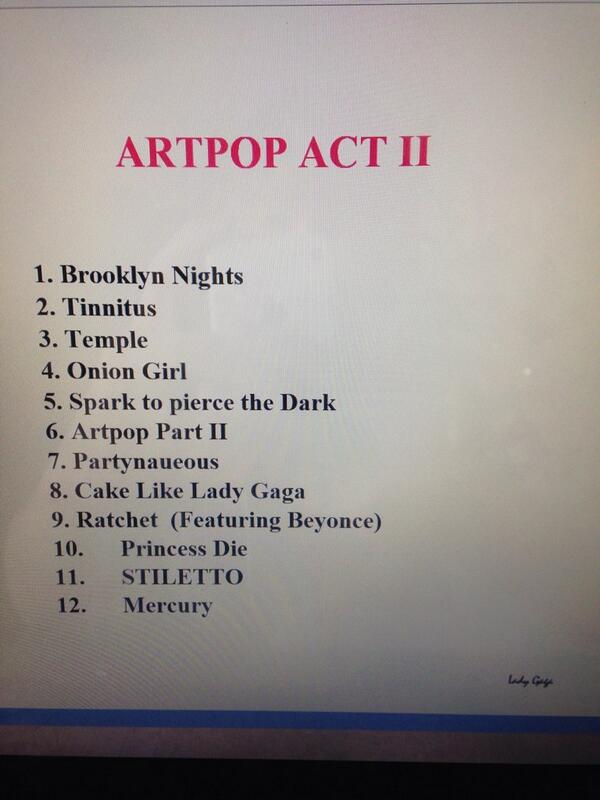 Lady Gaga Art Pop Act 2