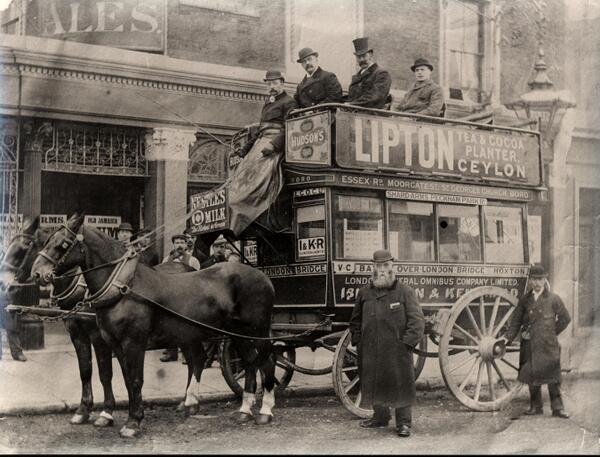 BUS FACT: At one time London had 4,000 horse drawn buses. The last ran ...