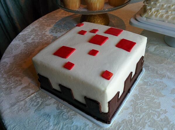 Minecraft Wedding Cakes