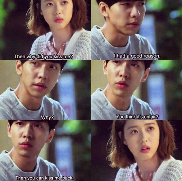 Go Ara And Lee Seung Gi Kiss