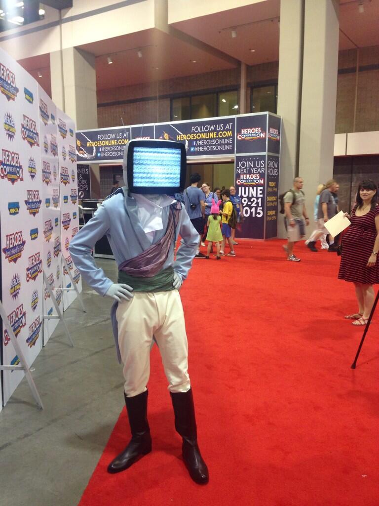 Computer Head Cosplay