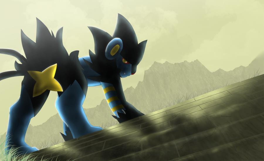 Shiny Luxray Wallpaper
