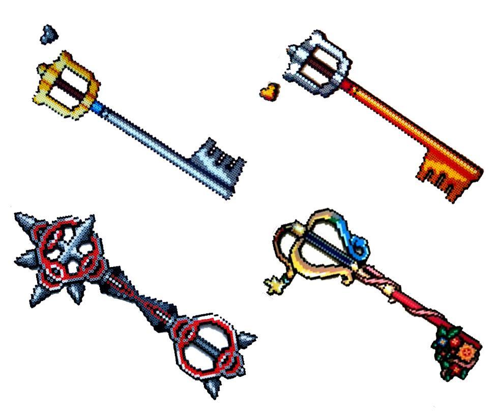 Kingdom Hearts Keyblade Sprites
