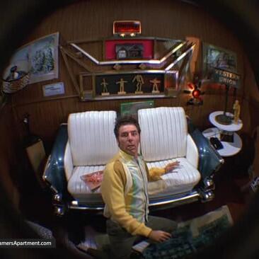 I never noticed this till today. Kramer made multiple noodle statues ...