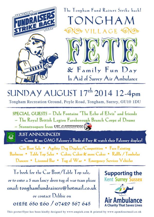 Past event – Tongham Village Fete and Family Fun Day | What's On Where