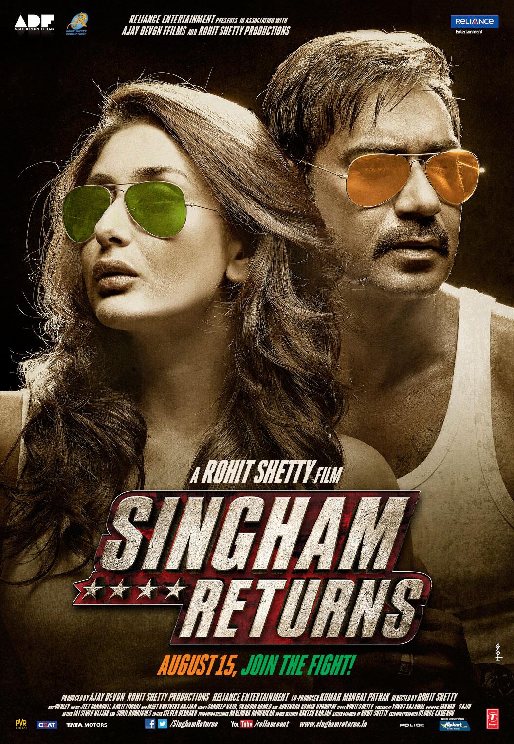 Ajay Devgn Singham Returns First Look Hindi Movie, Music Reviews and News Ajay Devgn Singham Returns First Look Hindi Movie, Music Reviews and News