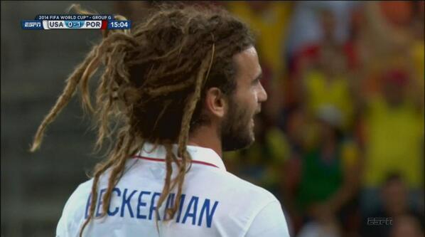 Kyle Beckerman No Dreads