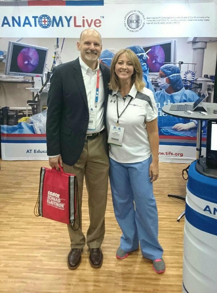 Texas Inst. for Surg on Twitter: "Cindy Roach of @TISurgery with Dr. Paul Krawietz, ATC, LAT AT ...