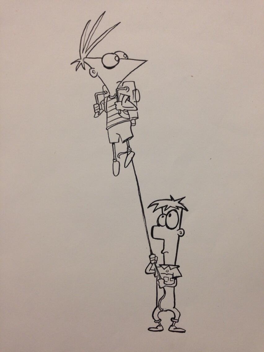 Phineas And Ferb Drawing