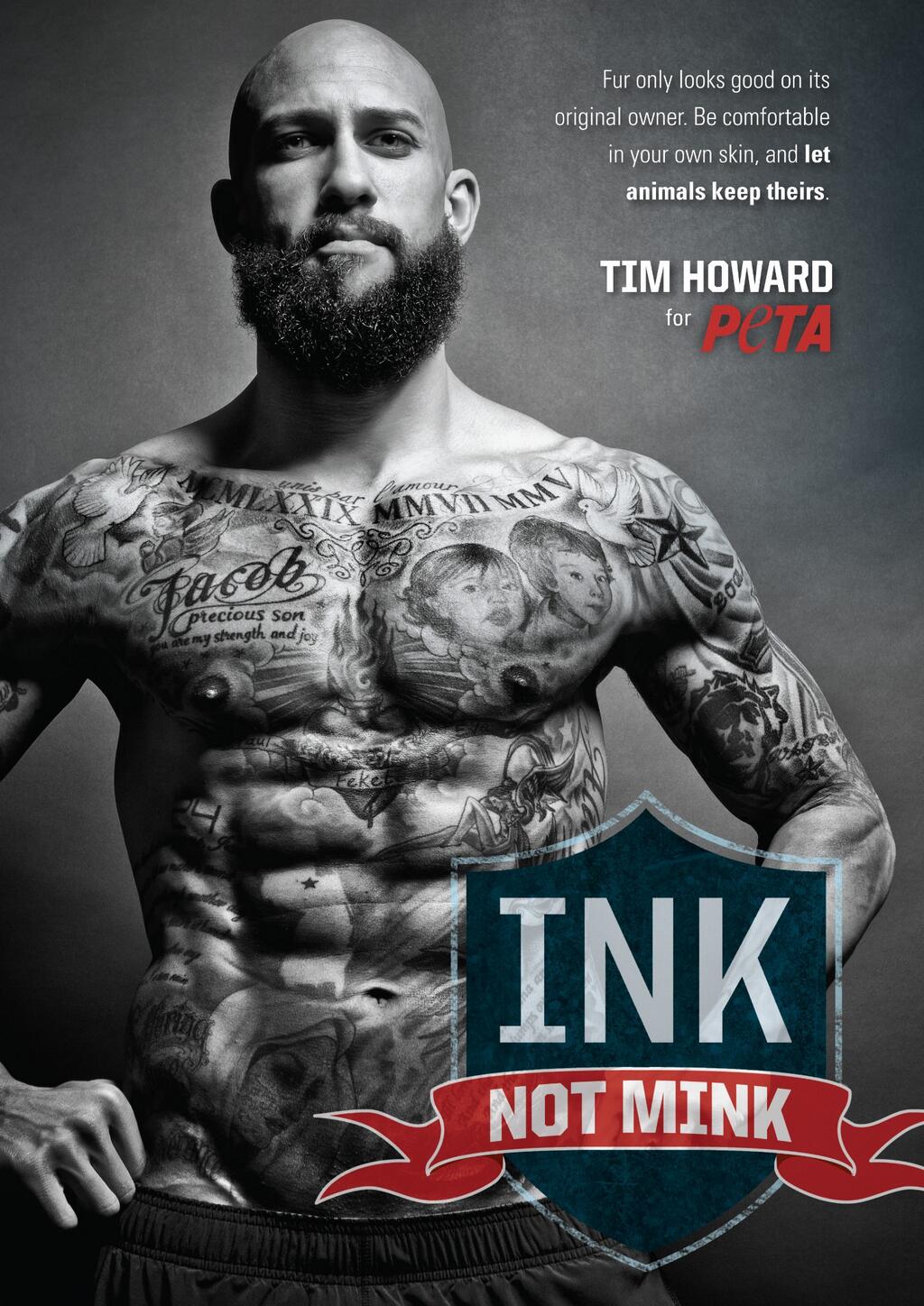 Tim Howard Shirtless