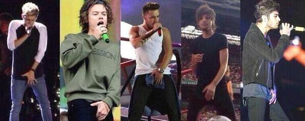 One Direction Grabbing Each Other
