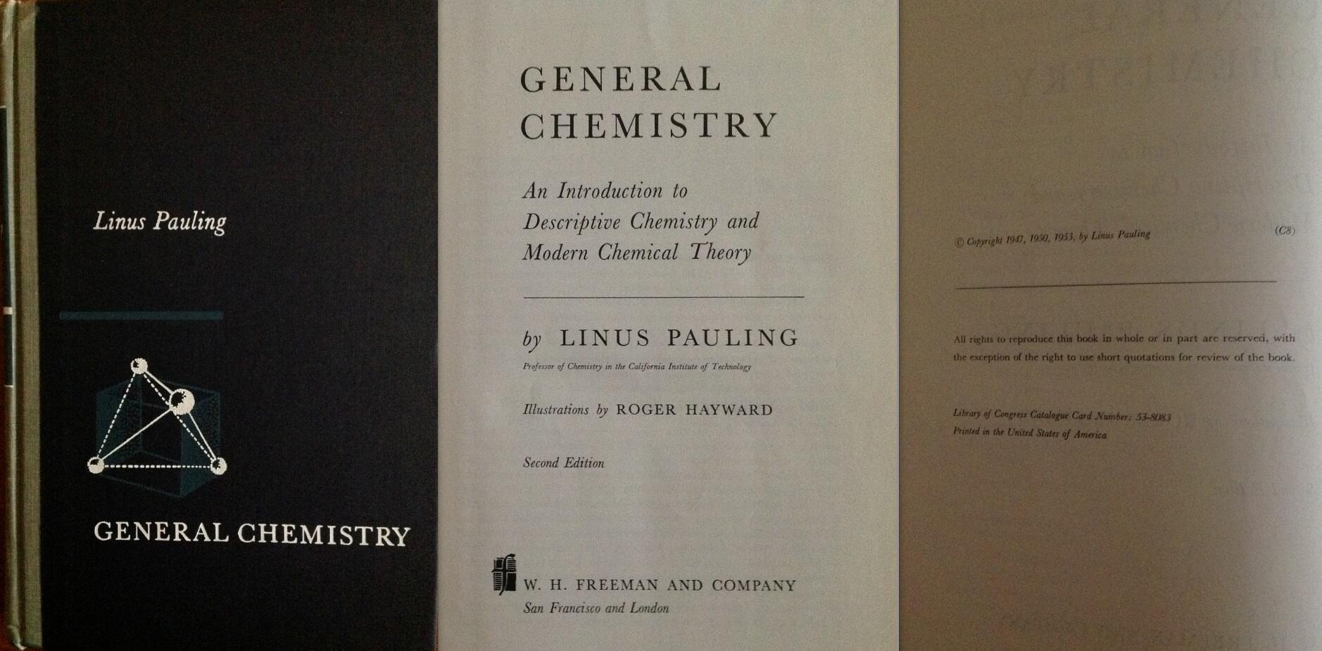 General Chemistry Linus Pauling