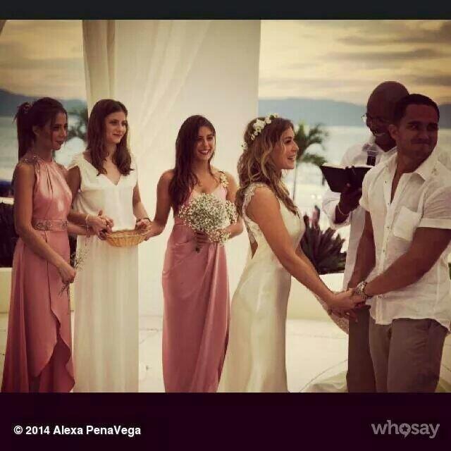 Carlos Pena And Alexa Vega Wedding