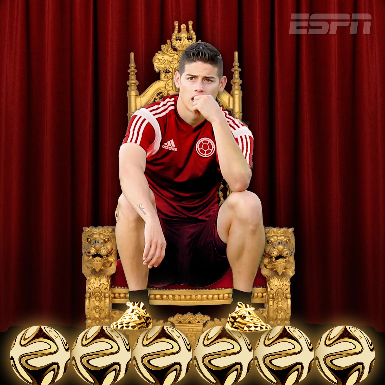 James Rodriguez Adidas Golden Boot