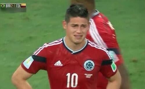 James Rodriguez Crying Gif