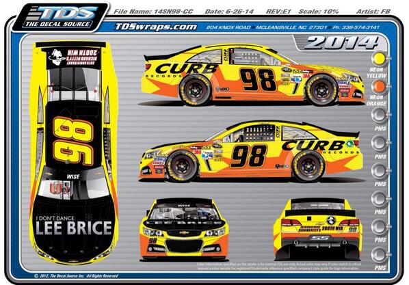 A reminder for shibes: Josh Wise is racing the Curb records/Lee Brice ...