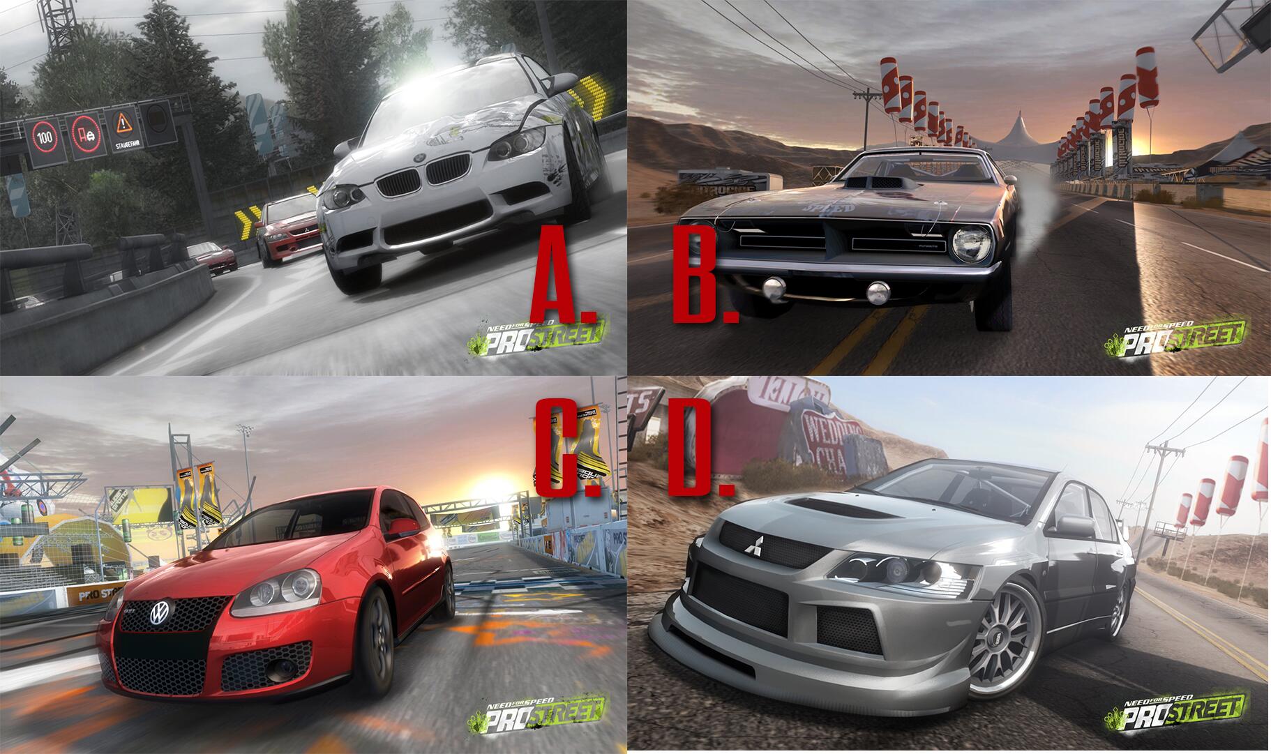 Nfs Pro Street Car List