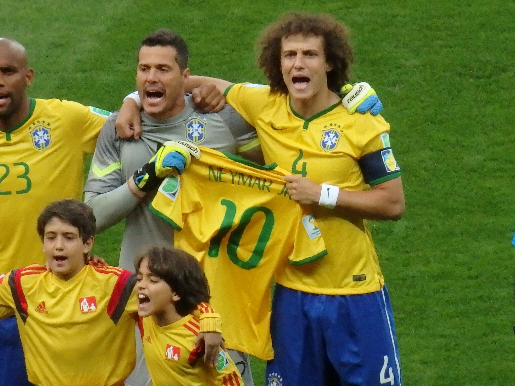 David Luiz And Neymar