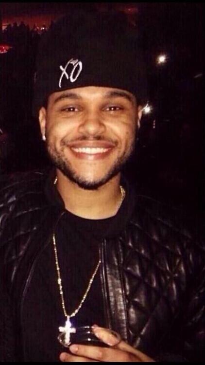 The Weeknd Smiling