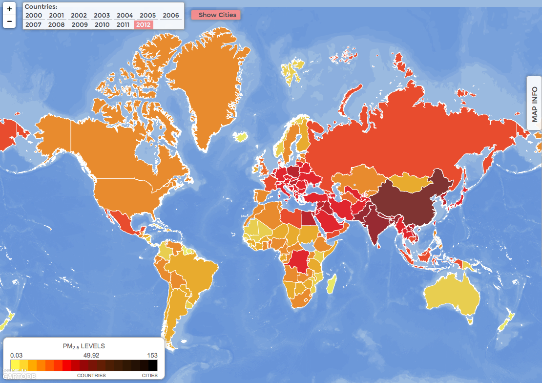 Nasa Air Pollution Map