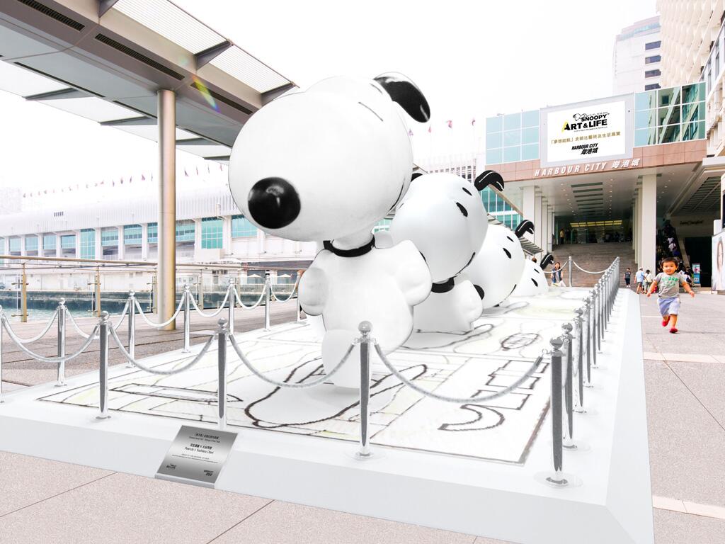 Snoopy Raksasa Tiba di Hong Kong
