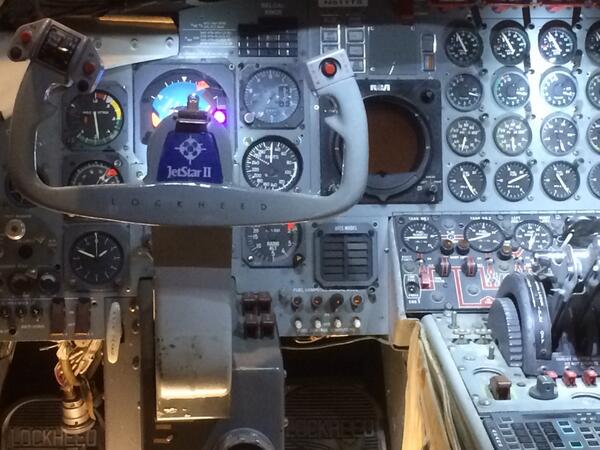 Lockheed Jetstar Cockpit