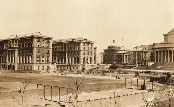 Throwback thursday: south field in the 1920s (courtesy of columbia ...