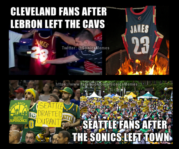 Seattle Sonics Memes Seattle Mayor's Joke About About Return Of