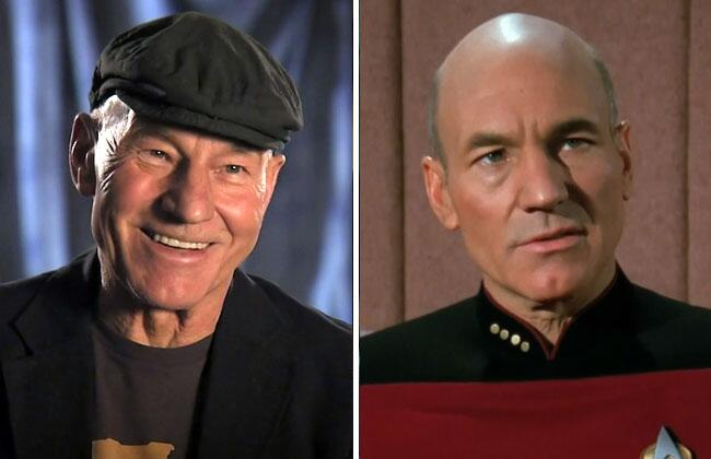 Patrick Stewart Then And Now