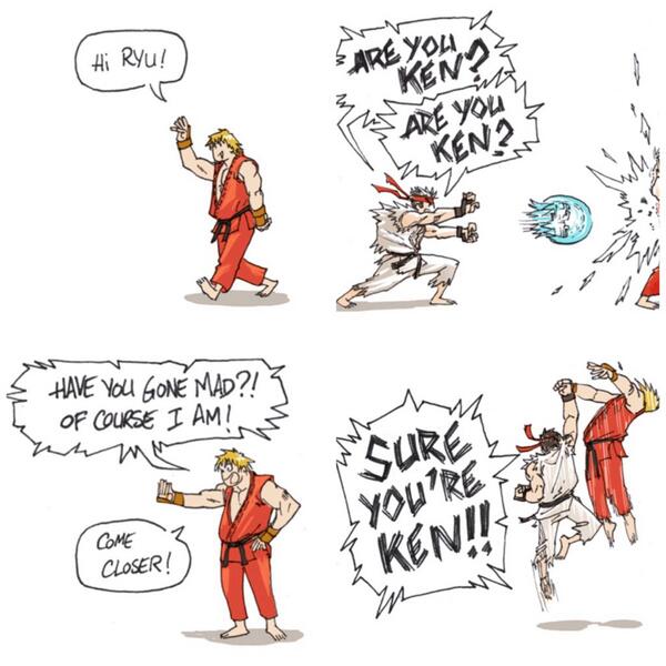 How does Ryu great Ken? : r/puns