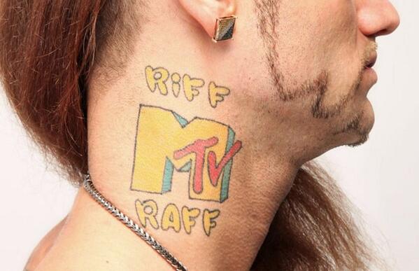 Riff Raff Neck Tattoos