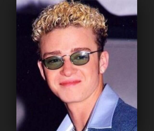 Justin Timberlake Frosted Tips