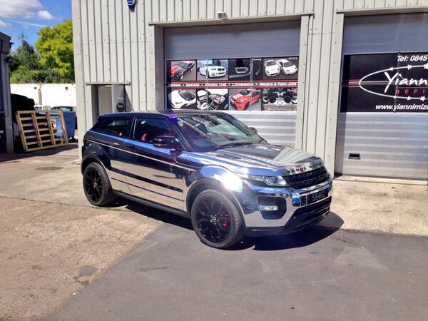 Chrome Range Rover Evoke
