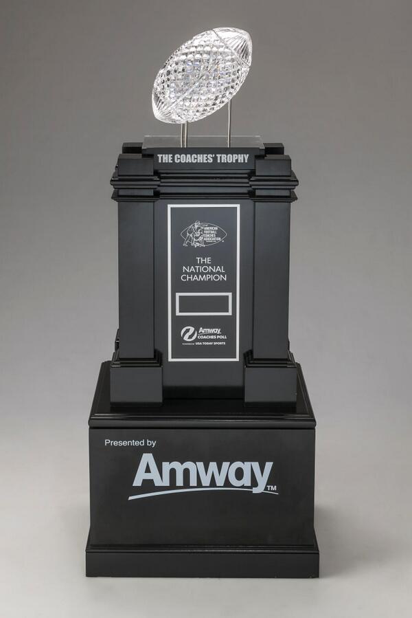 New College Football Championship Trophy/Logo for the Playoff System ...