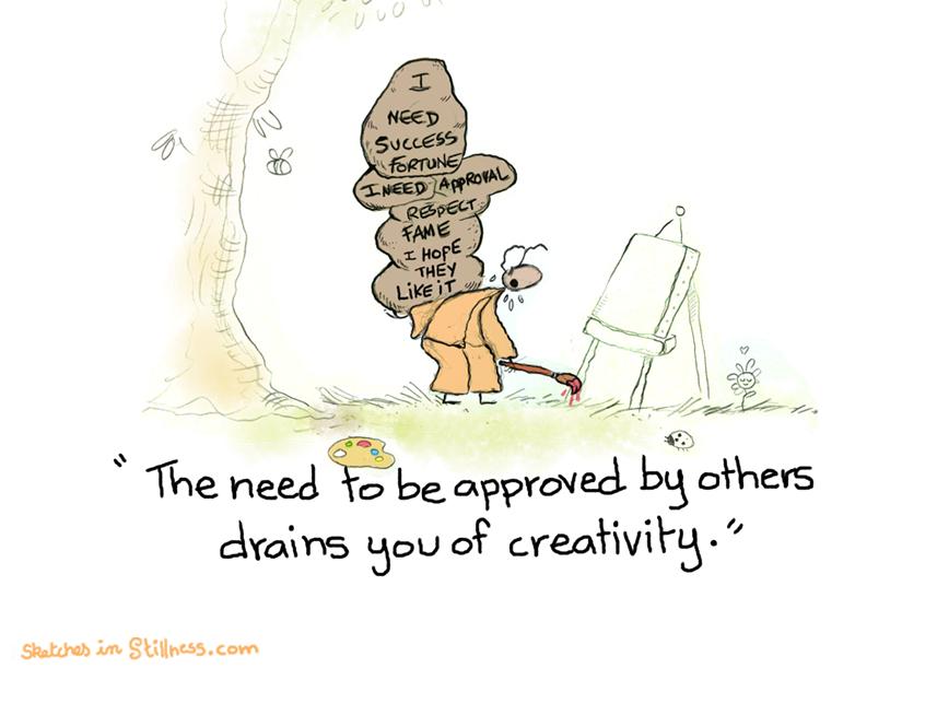 Zen Mindfulness Cartoons