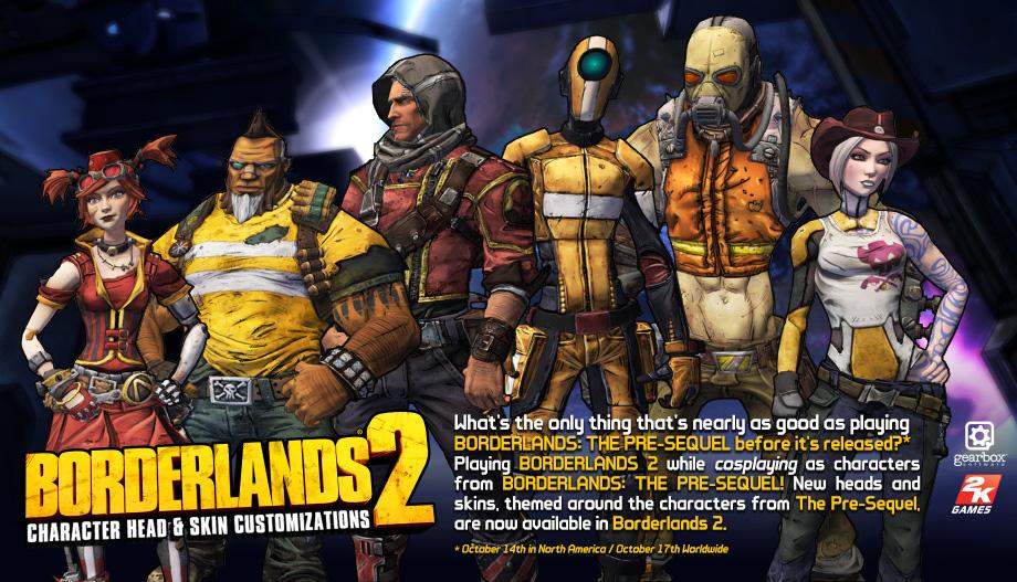 Borderlands 2 Characters Skins