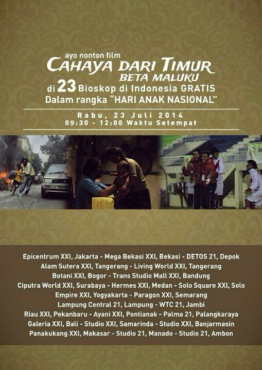 Cahaya Dari Timur : Beta Maluku (2014) | KASKUS