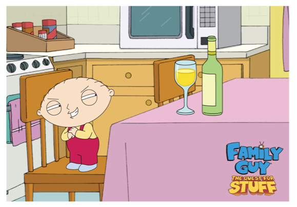 Family Guy: Stewie's finally here in Family Guy: The Quest for Stuff ...