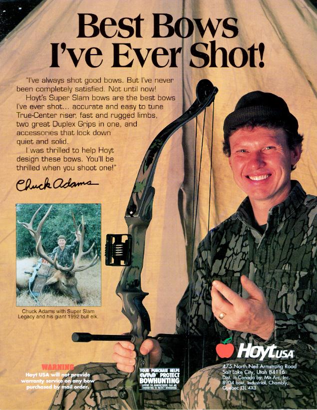 Chuck Adams Super Slam Bear