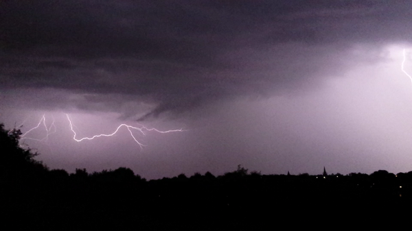 Amazing photo of storms colliding in the West Midlands | Central - ITV News