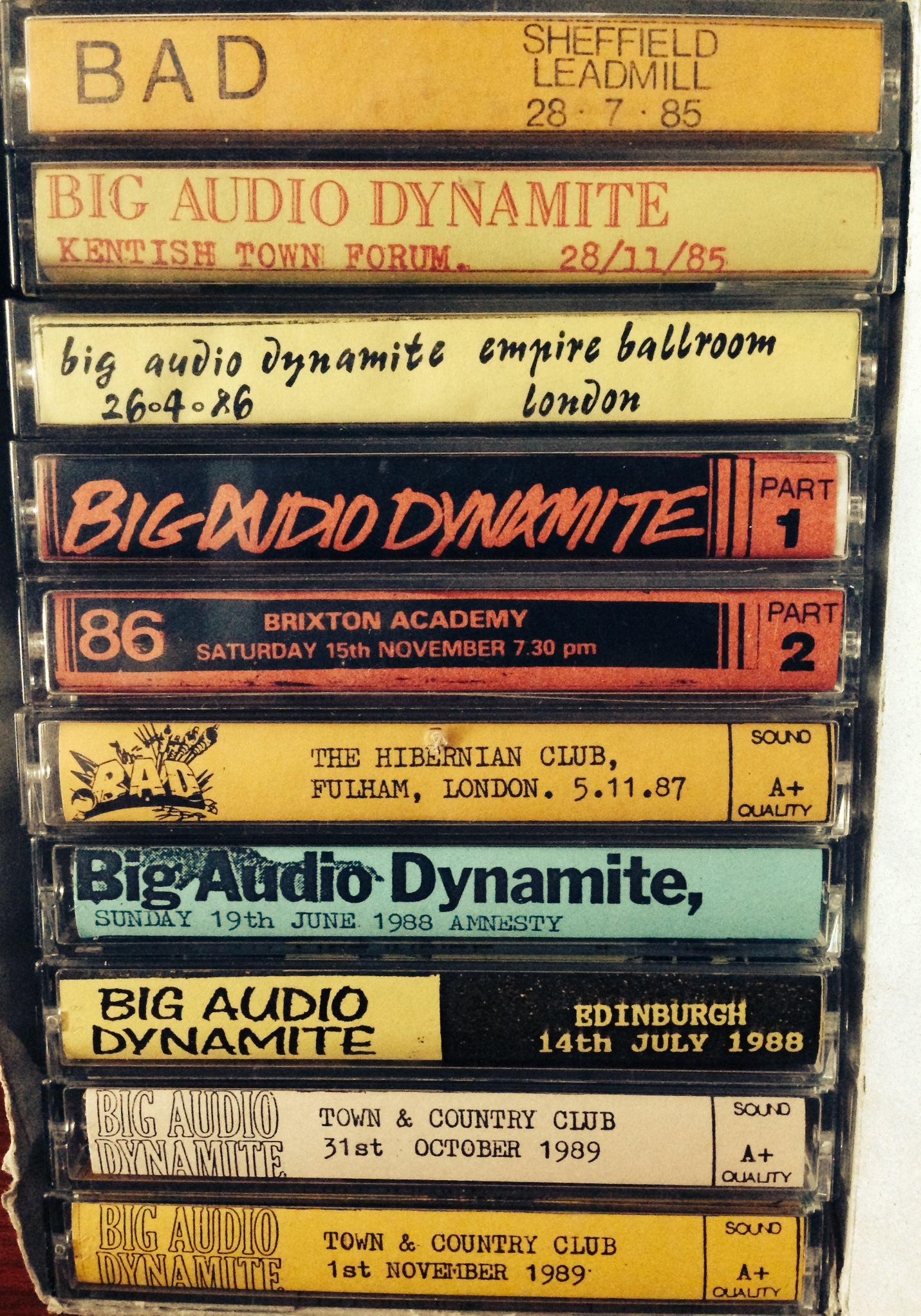 Bootlegs Cassette Tapes
