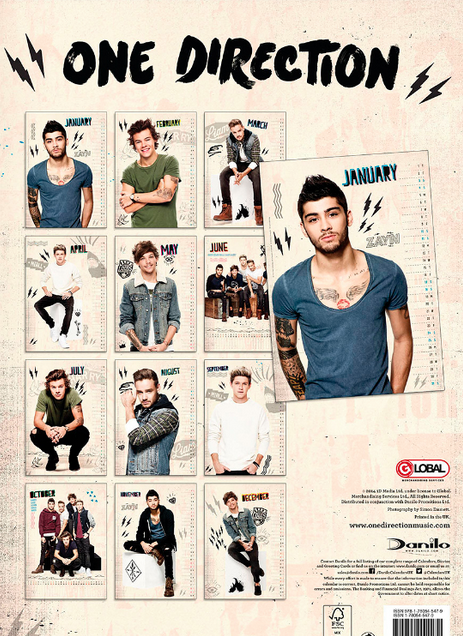 One Direction Calendar July