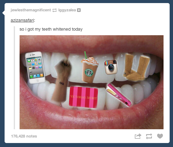 White Teeth Tumblr